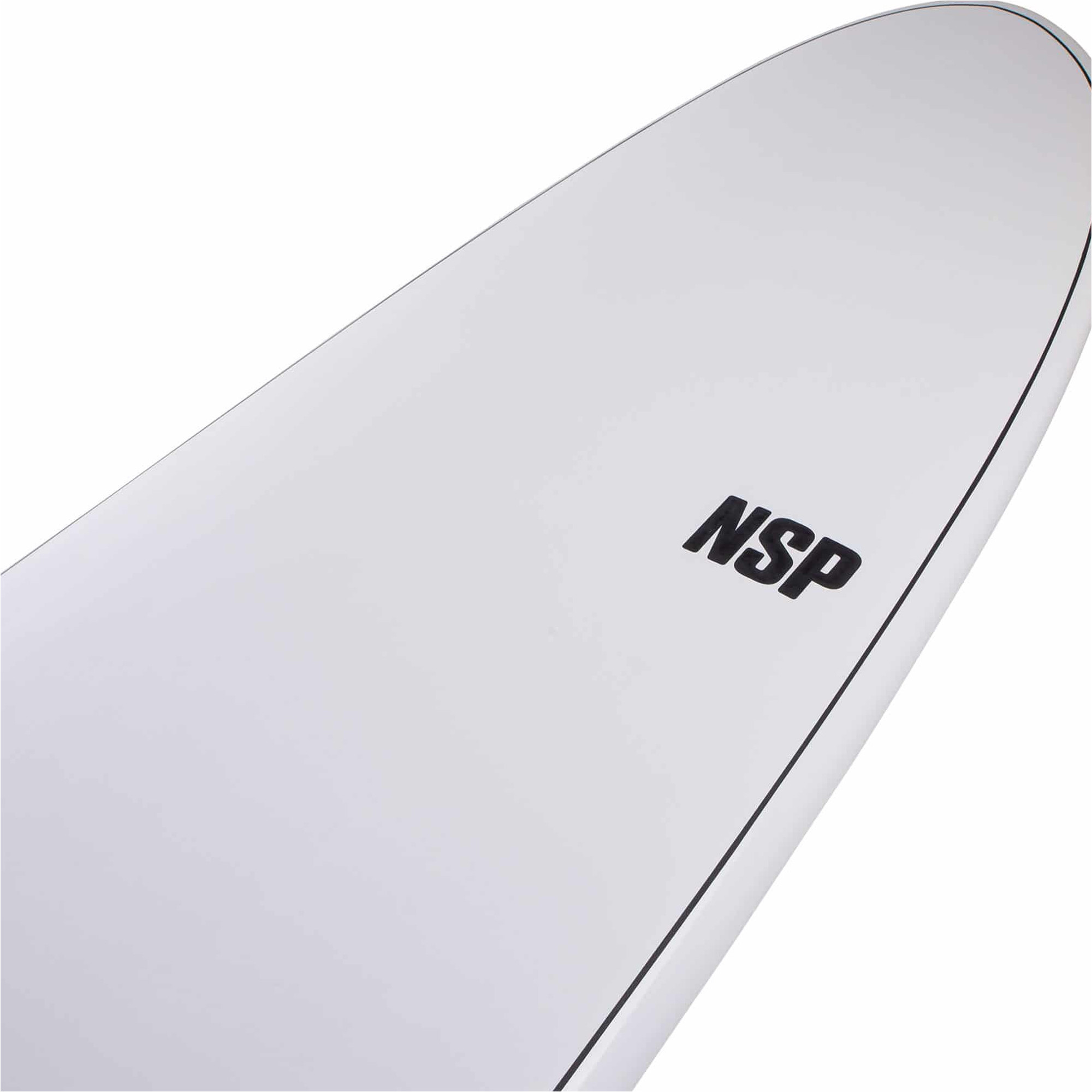 2025 NSP Elements HDT Long Surfboard NELB09 - White - Boardsports - Surfing | Wetsuit Outlet